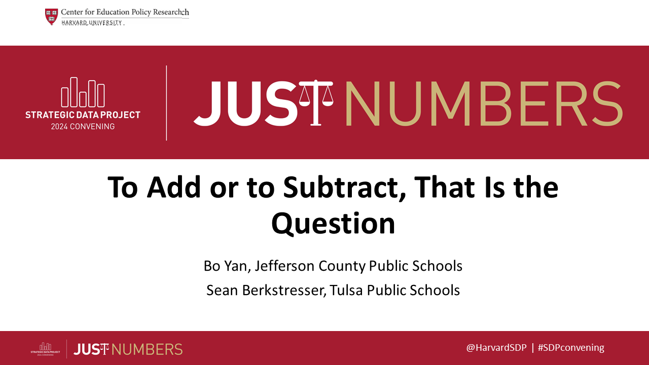 To Add or to Subtract, That Is the Question – Cycle-based Budgeting